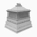 THE PARTHENON Architecture Paper Model Kit Ancient Greek Temple ...