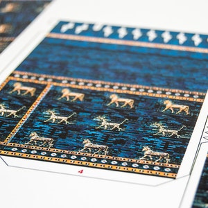 ISHTAR GATE Architecture Paper Model Kit Ancient Babylon - Etsy Canada