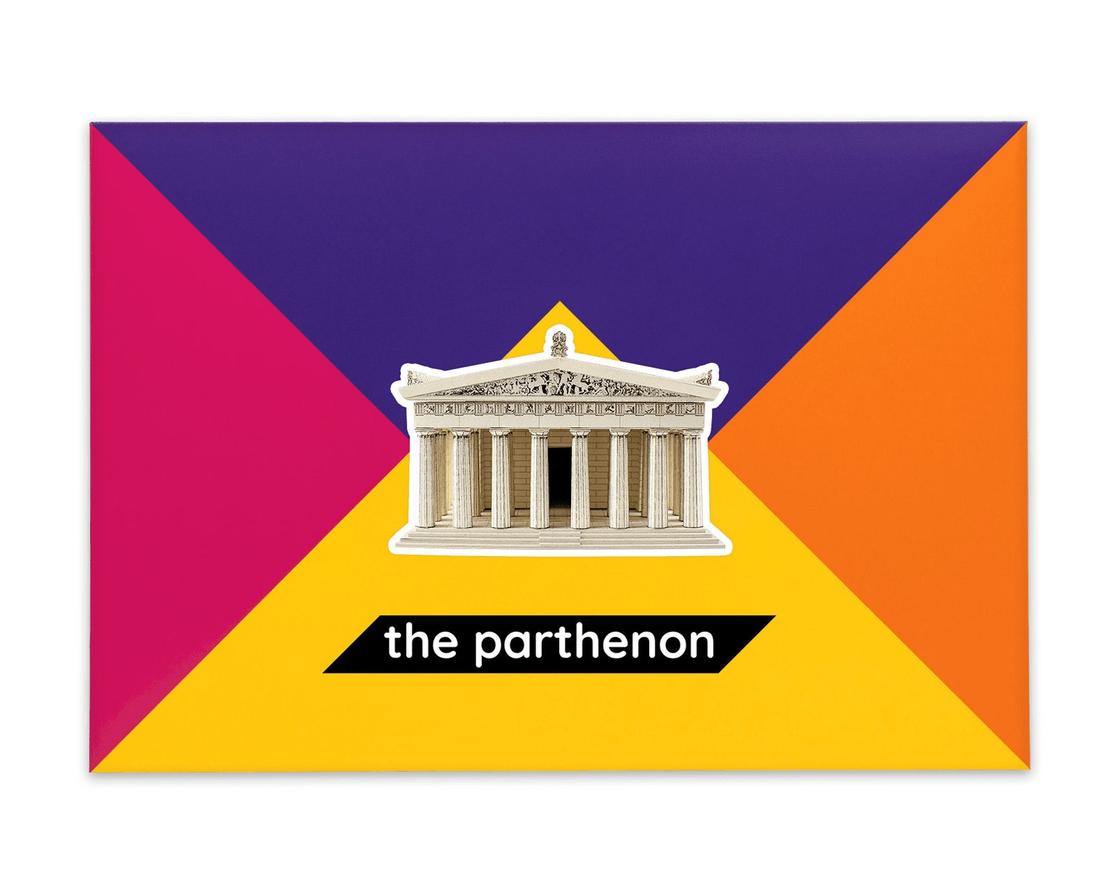 THE PARTHENON Architecture Paper Model Kit Ancient Greek Temple ...