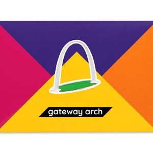 GATEWAY ARCH Architecture Paper Model Kit St Louis Missouri Gifts for ...