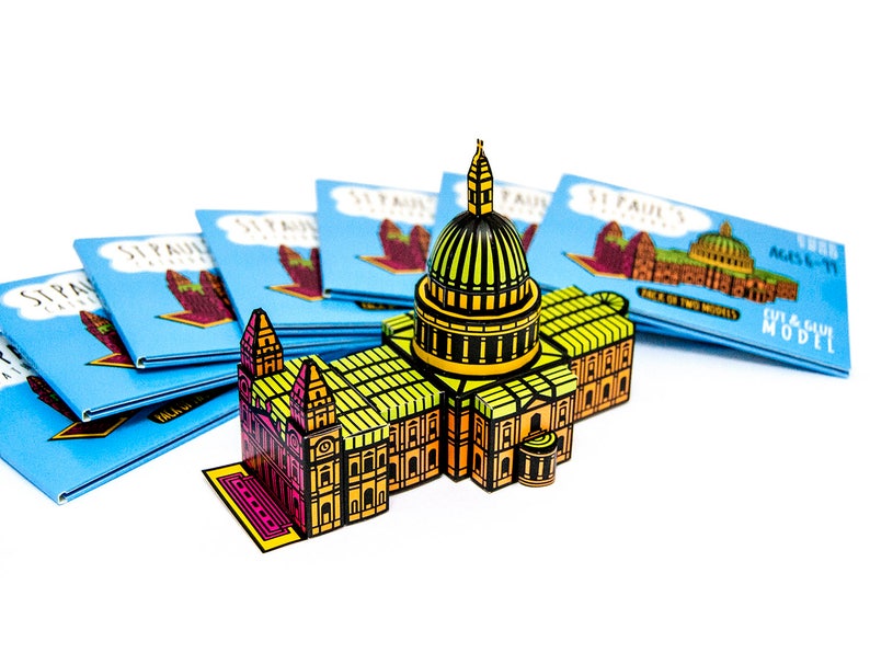 St PAUL'S CATHEDRAL in LONDON FoxeTroo Cut-Out Paper Model | Etsy