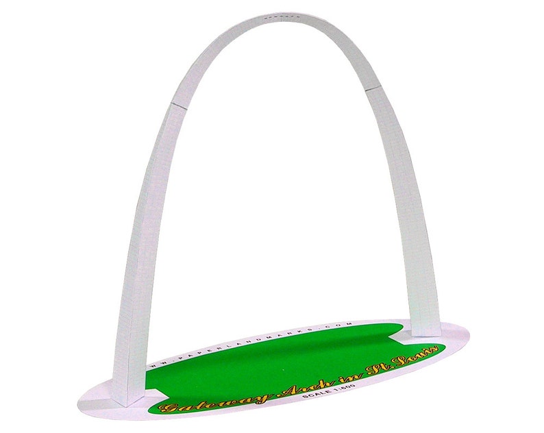 GATEWAY ARCH Architecture Paper Model Kit St Louis Missouri - Etsy UK