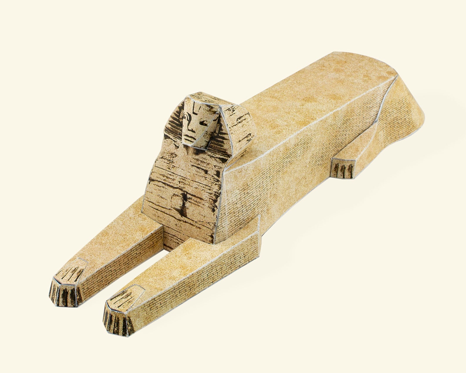 SPHINX and EGYPTIAN PYRAMIDS Paper Model Kit Great Sphinx of | Etsy