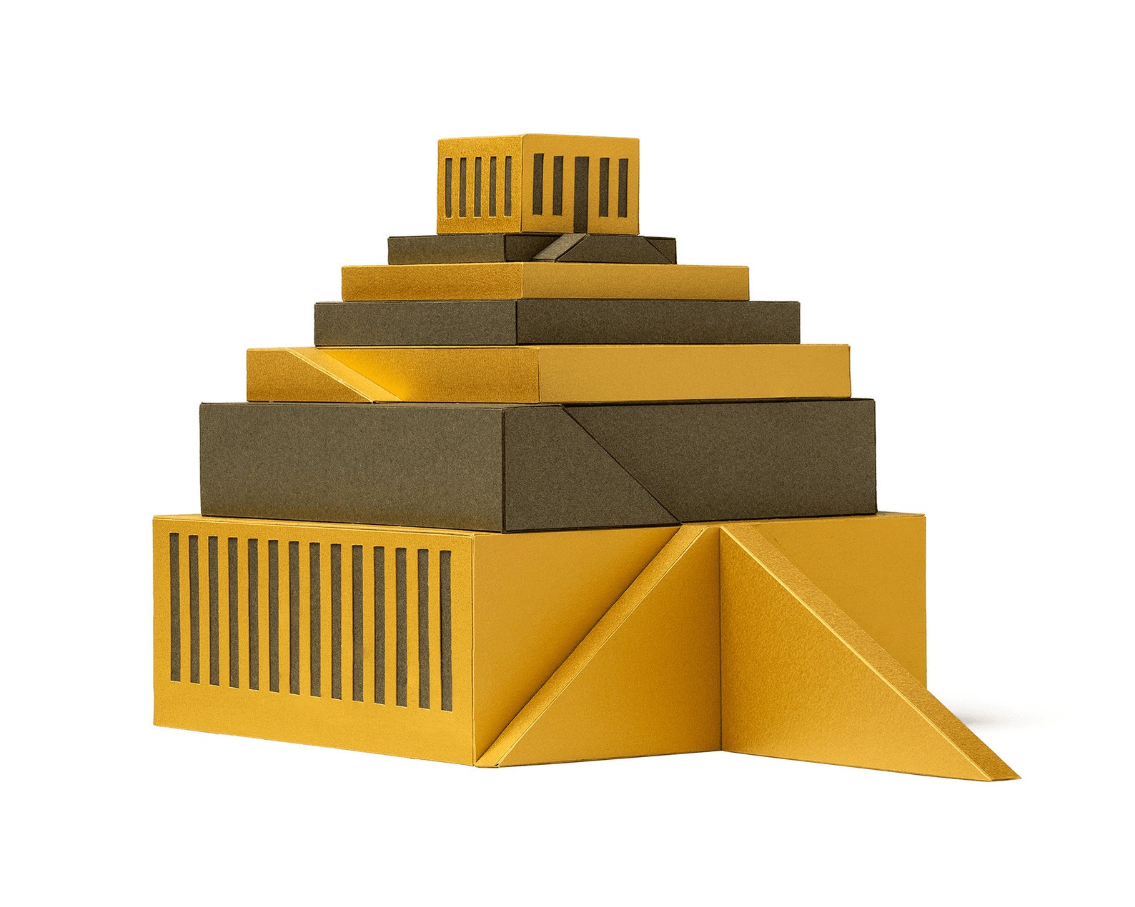 TOWER OF BABEL Paper Model Kit Great Ziggurat of Babylon - Etsy UK