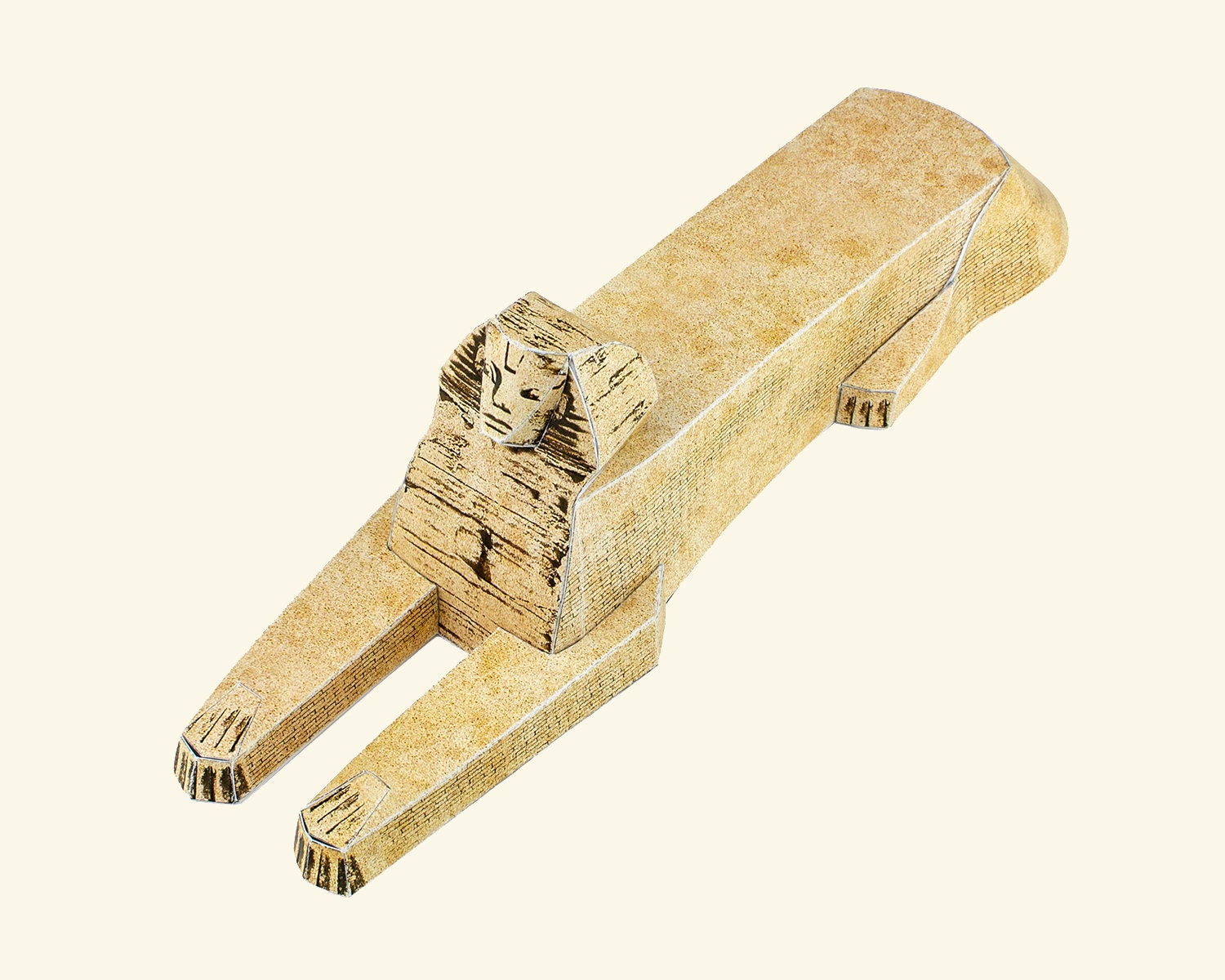 SPHINX and EGYPTIAN PYRAMIDS Paper Model Kit Great Sphinx of | Etsy