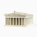 THE PARTHENON Architecture Paper Model Kit Ancient Greek Temple ...