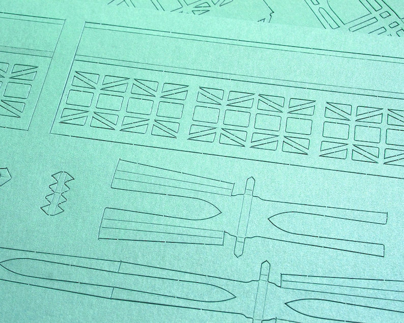 ST JOHNS BRIDGE Portland Oregon Paper Model Kit Art Deco Style Die Cut ...