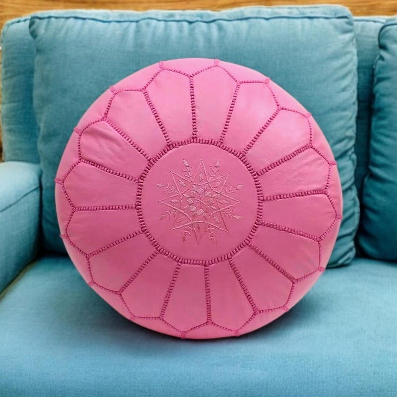 Pink Pouf - Etsy