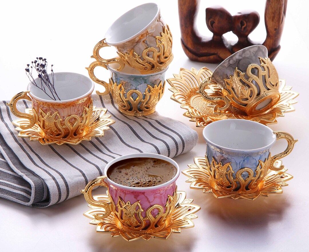 Coffee Espressso, Handmade Coffee Cups, Luxurious Design Coffee Set ...