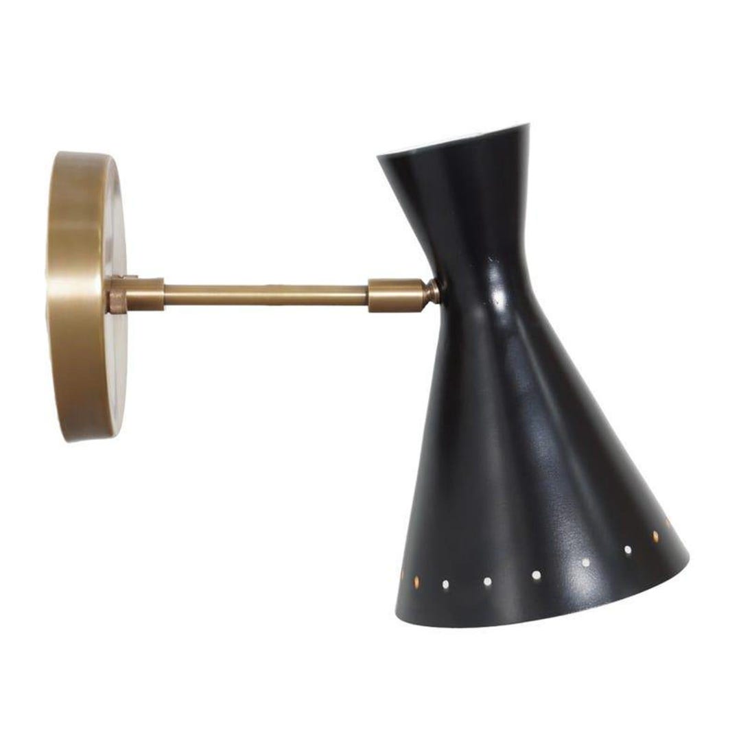 Mid Century Brass Pivot Sconce - Stilnovo Style Wall Lamp - Etsy