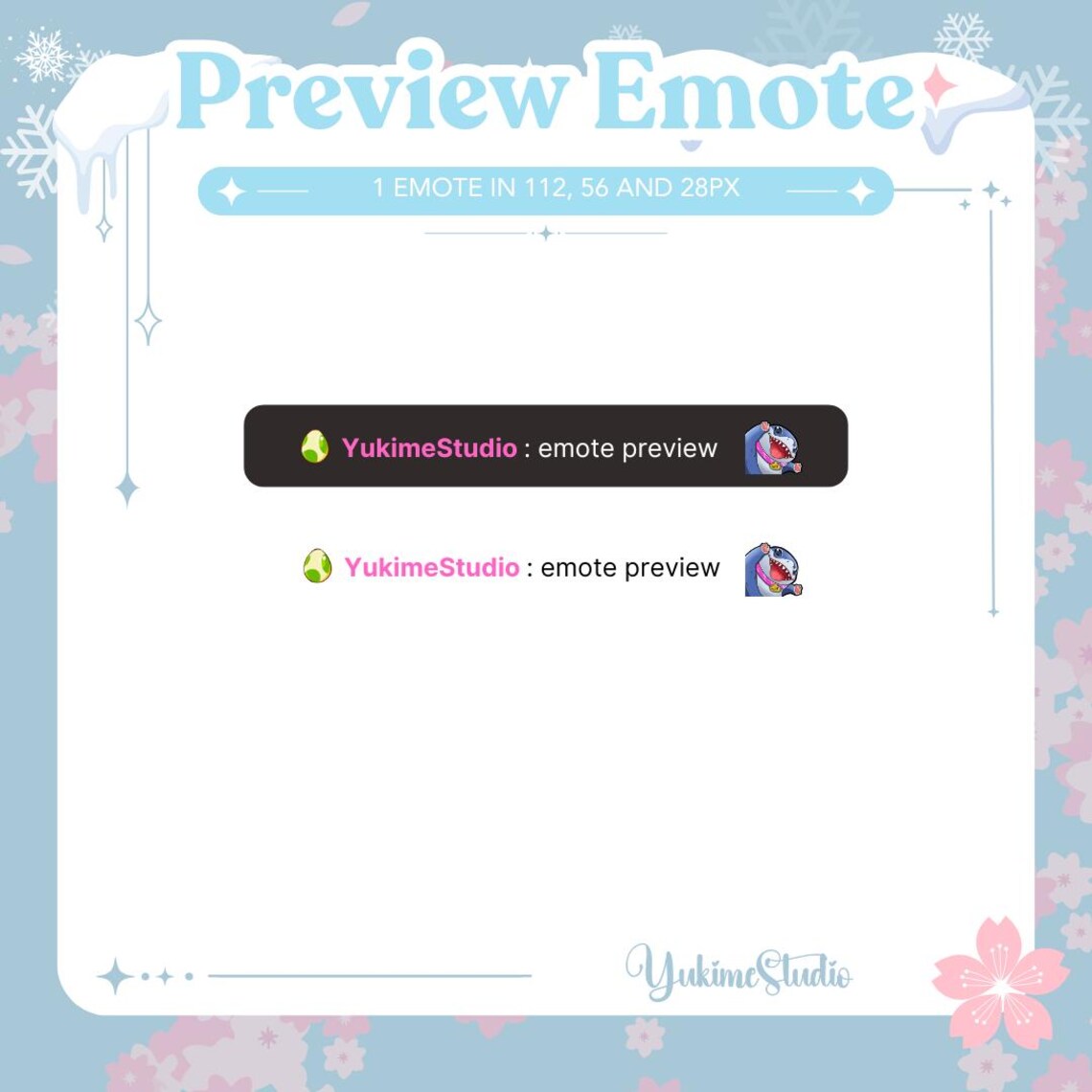 Jeff the Shark Emote / Streamer Emotes / Discord Emotes / Stream ...