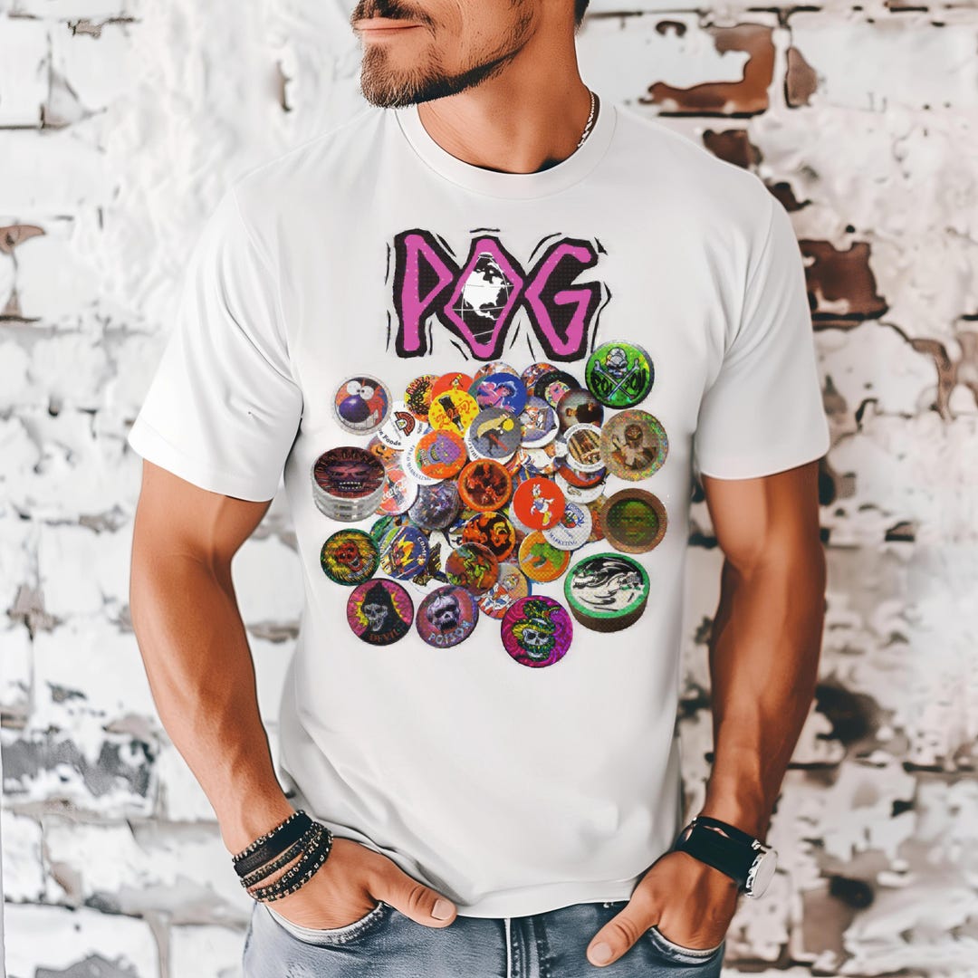 90s Pog Shirt, Retro T-shirt, Retro 90s Shirt, Pog Slammer, Pogs Game ...
