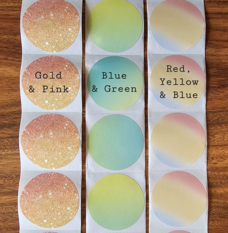 Custom Birthday Stickers: 2" Souvenir Favor Labels - Etsy