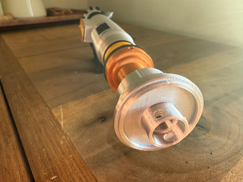 Custom 3D Printed Lightsaber, Thin Neck, Luke Skywalker Style Design - Etsy
