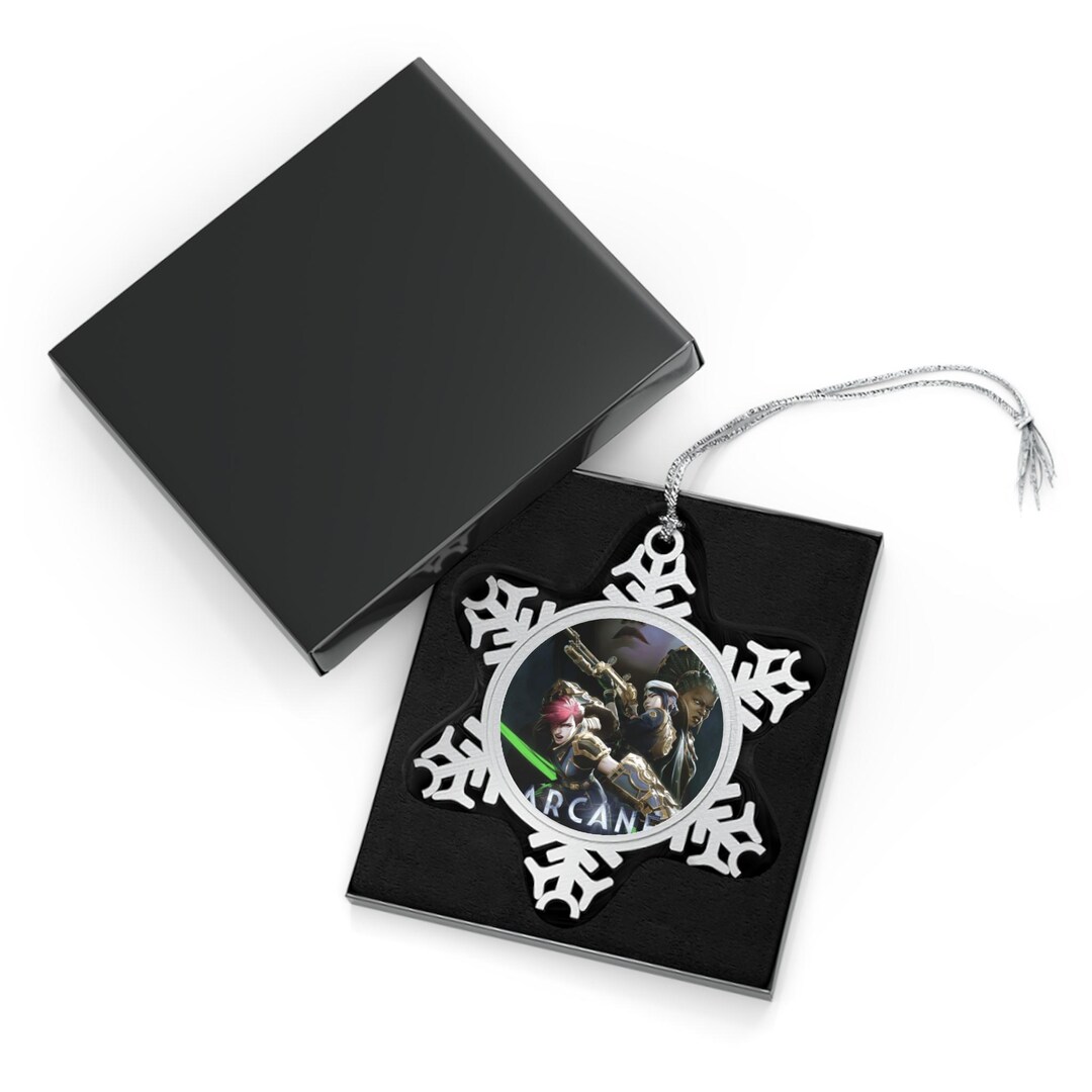 Arcane Ornament, Arcane League of Legends Pewter Snowflake Decor ...
