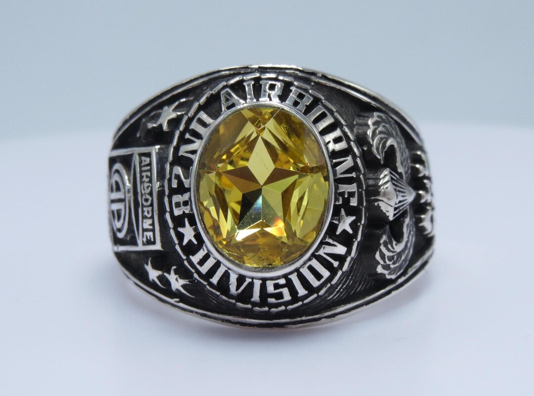 Custom 925 Sterling Military Rings Handmade Army, Navy, Air Force, USCG ...