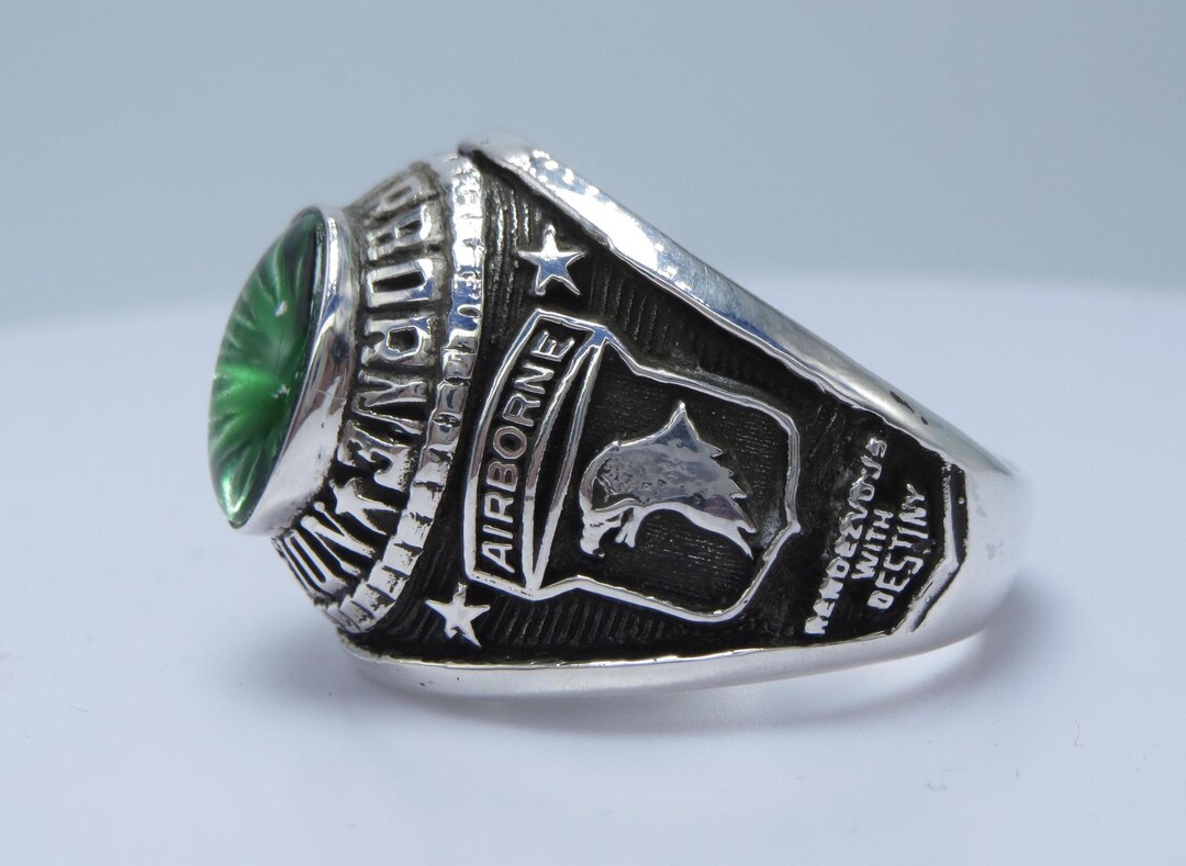 Custom Sterling Silver Military Rings Handmade Army, Navy, Air Force ...