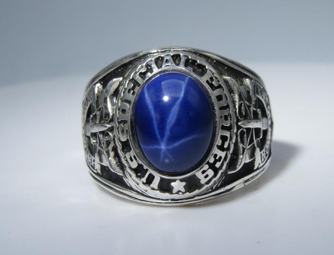 Custom Sterling Silver Military Rings Handmade Army, Navy, Air Force ...