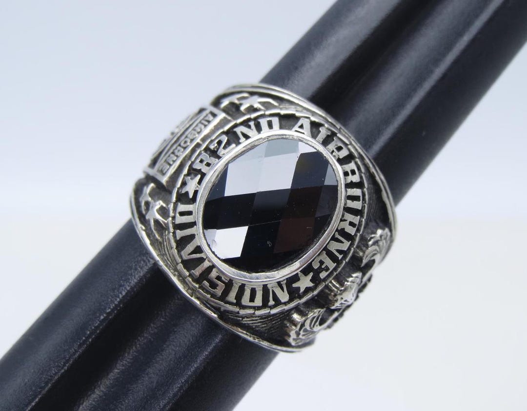 Custom 925 Sterling Military Rings Handmade Army, Navy, Air Force, USCG ...