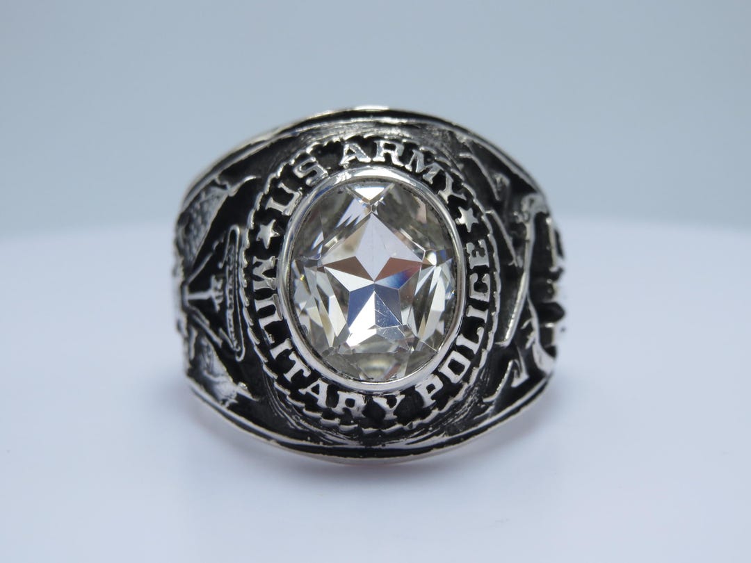 Silver Ring , Ussf , Handmade , Custom Made Order , New , Army Ring ...