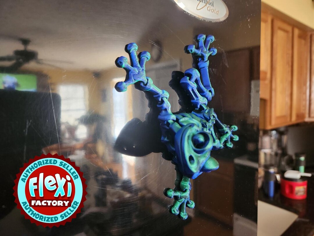 Articulated Magnetic Skeleton Frogs - Etsy