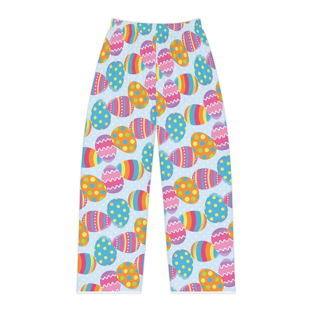 Colorful Easter Egg Pajama Pants, Cute Lounge Wear, Women's Sleepwear ...