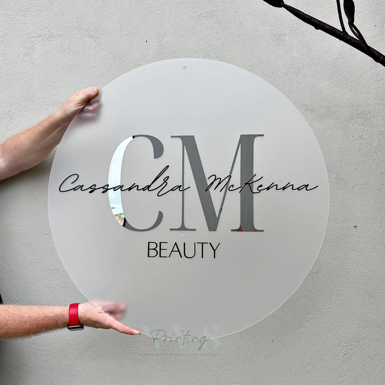 Custom Acrylic Business Logo Sign: Office, Storefront, Door Decor - Etsy