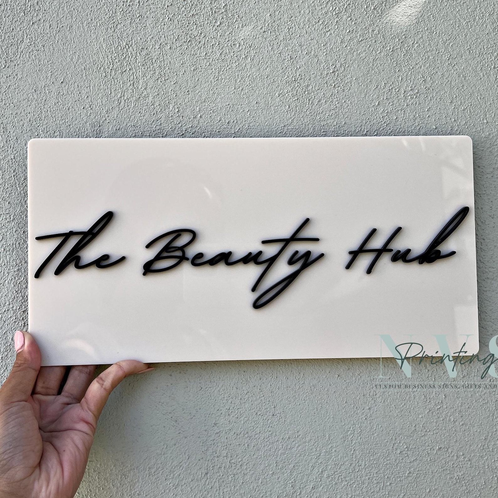 Custom Acrylic Business Sign, House Number Sign, Custom Logo Sign ...