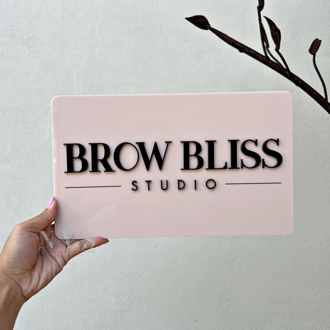 Custom Acrylic Business Sign, House Number Sign, Custom Logo Sign ...