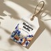 Printable Blueberry Muffin Labels Set - Square Round Wrap Band & Tag ...