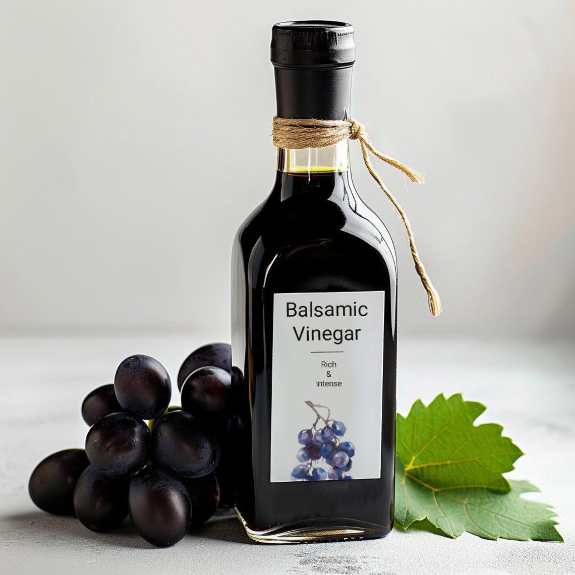 12 Oil and Vinegar Bottle Label Set | Watercolor Kitchen Stickers ...