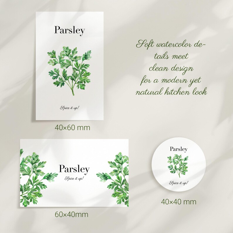 Printable Spice Jar Labels – Minimalist Herb & Spice Stickers ...