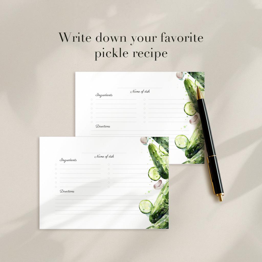 Printable Dill Pickles Jar Labels: Minimalist Canning Design (PDF ...