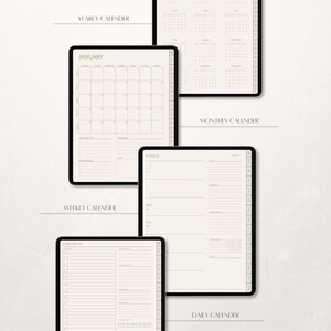 2025 Neutral Digital Planner | Minimal Dated Beige Goodnotes iPad ...