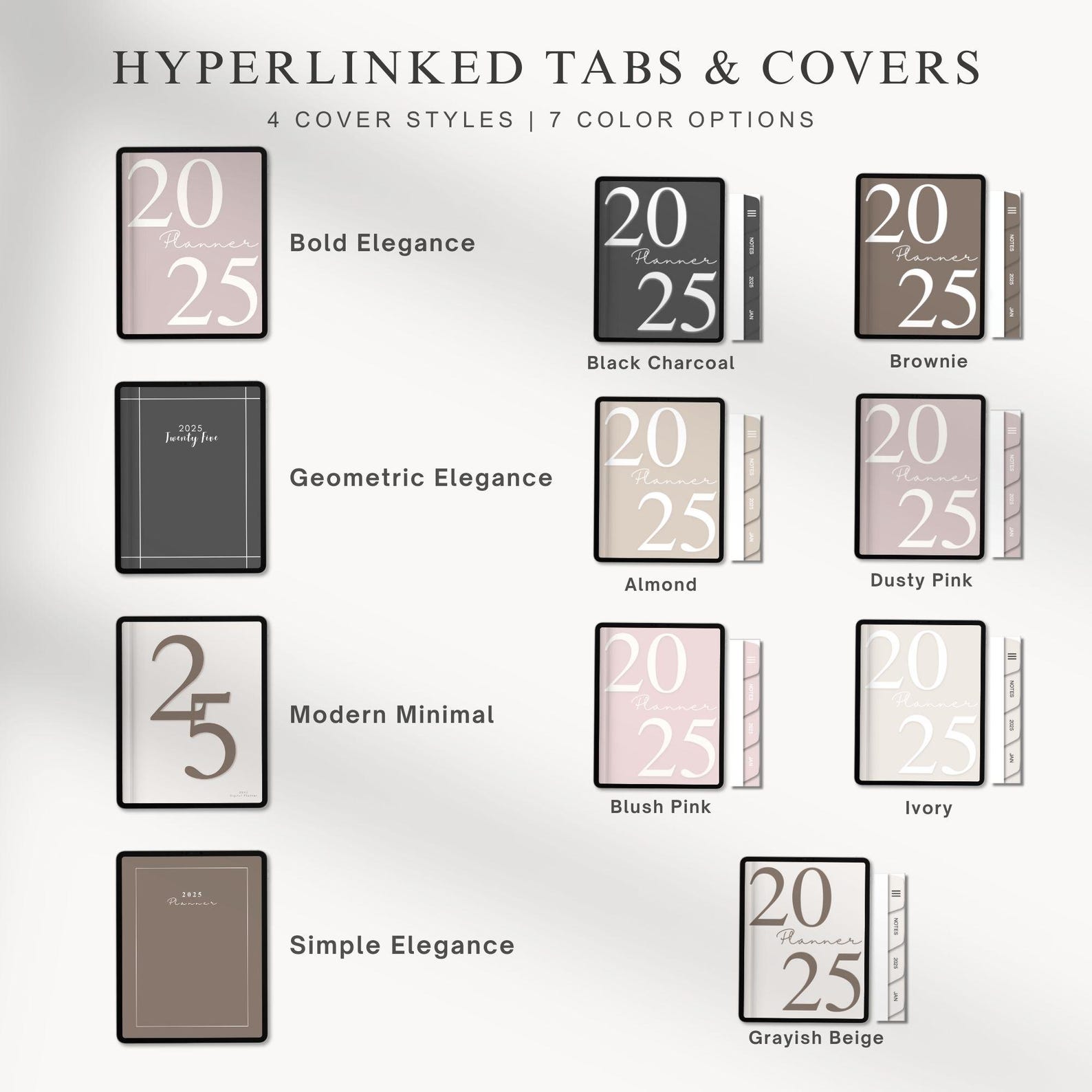 Digital Planner 2025 | Planner for Goodnotes iPad | Daily Weekly ...