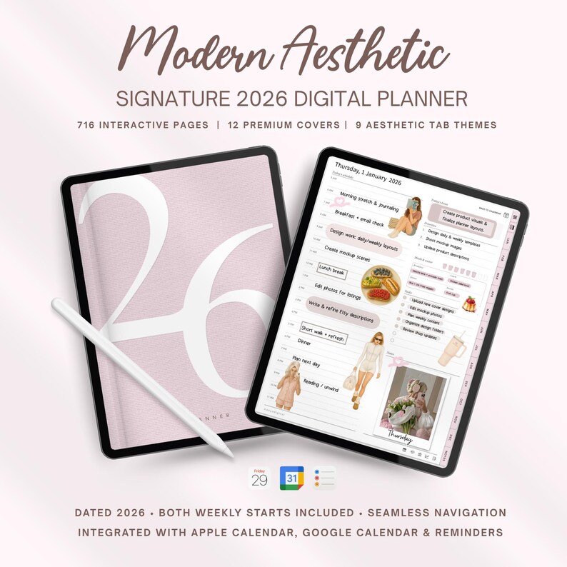 2026 Digital Planner: All in One Goodnotes, Notability, iPad Planner ...
