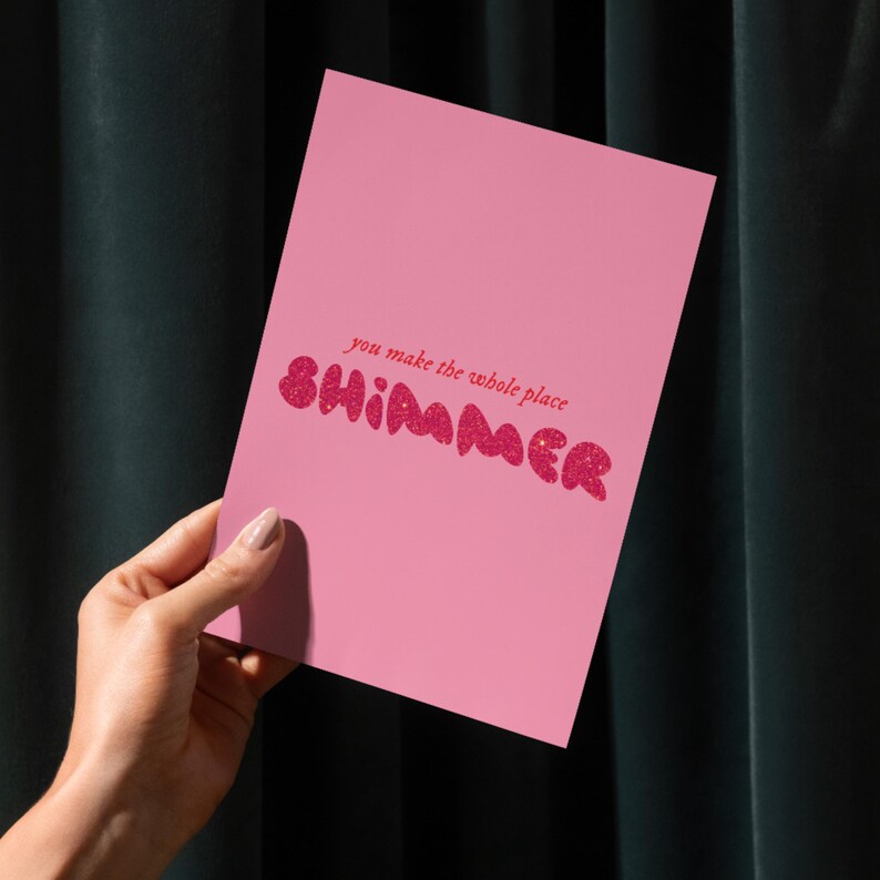You Can Make the Whole Place Shimmer | Taylor Swift Inspired Poster ...