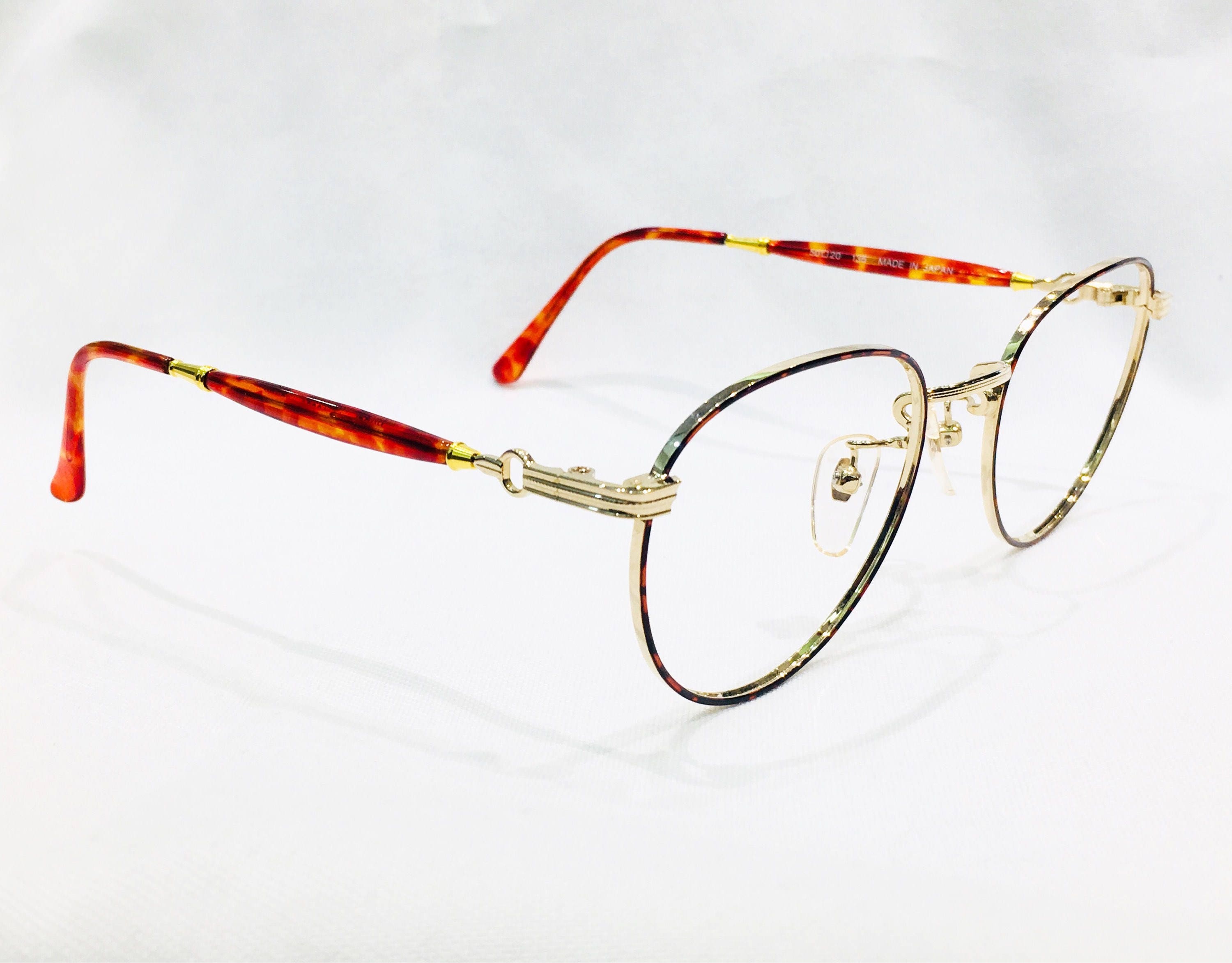 Vintage 1990's Nobel 22K Gold Plated Eyewear Eyeglasses Frames - Etsy ...