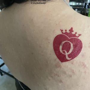 Queen of Hearts Temporary Tattoo for Raceplay Enjoyers, BWC, QOH ...