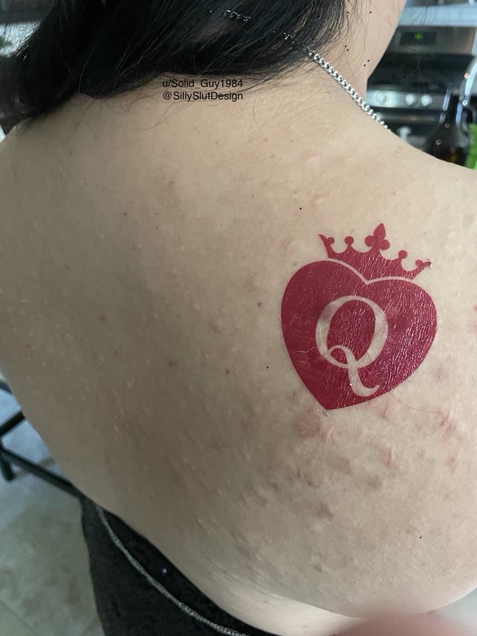 Queen of Hearts Temporary Tattoo for Raceplay Enjoyers, BWC, QOH ...