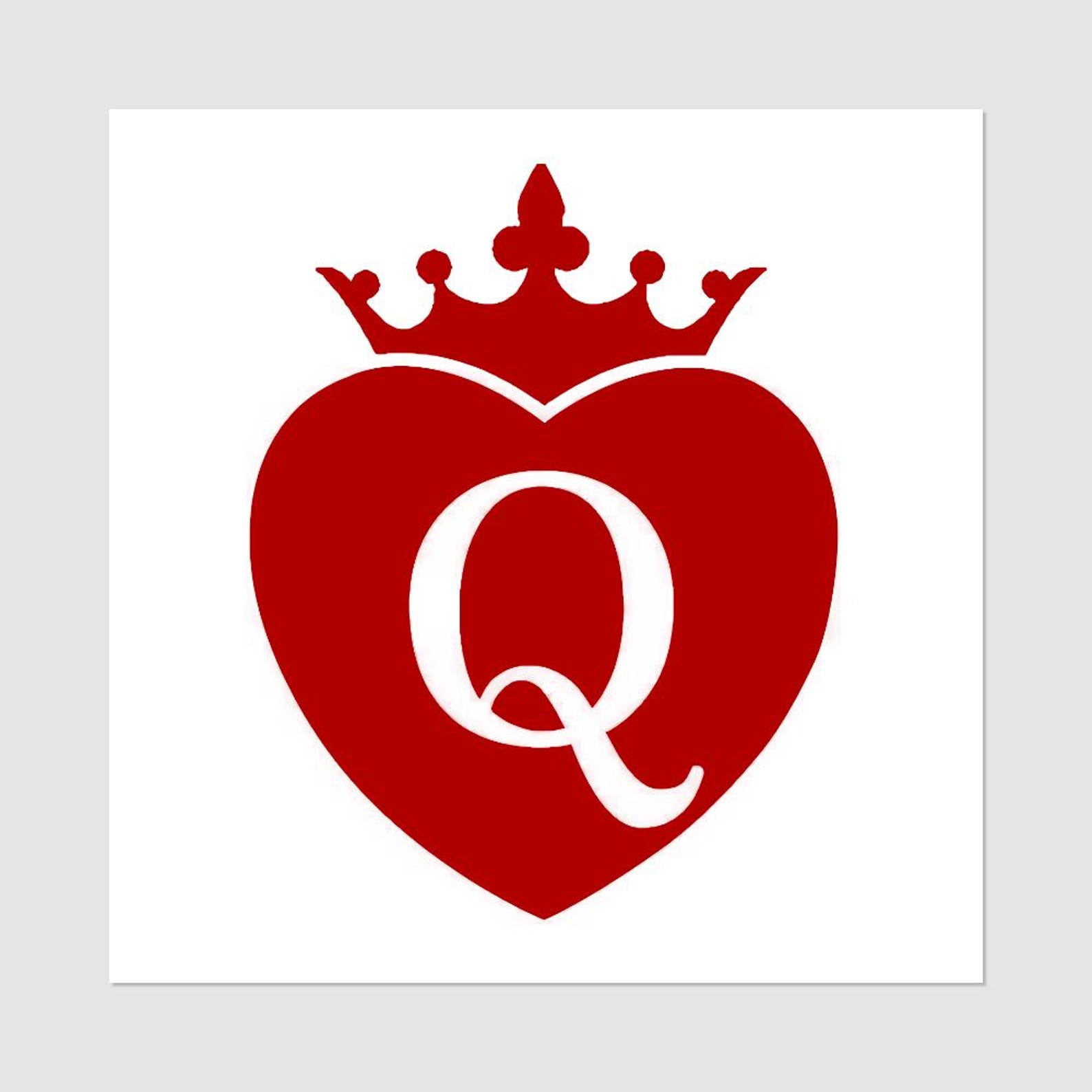 Queen of Hearts Temporary Tattoo for Raceplay Enjoyers, BWC, QOH ...