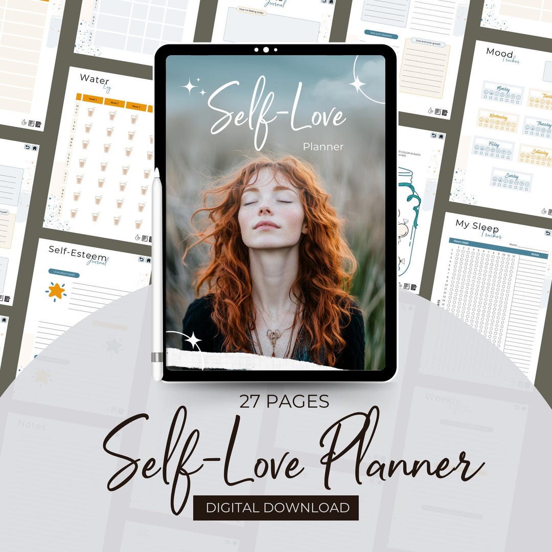 Self Love Journal Printable, Self Love Journal Planner, Affirmation ...