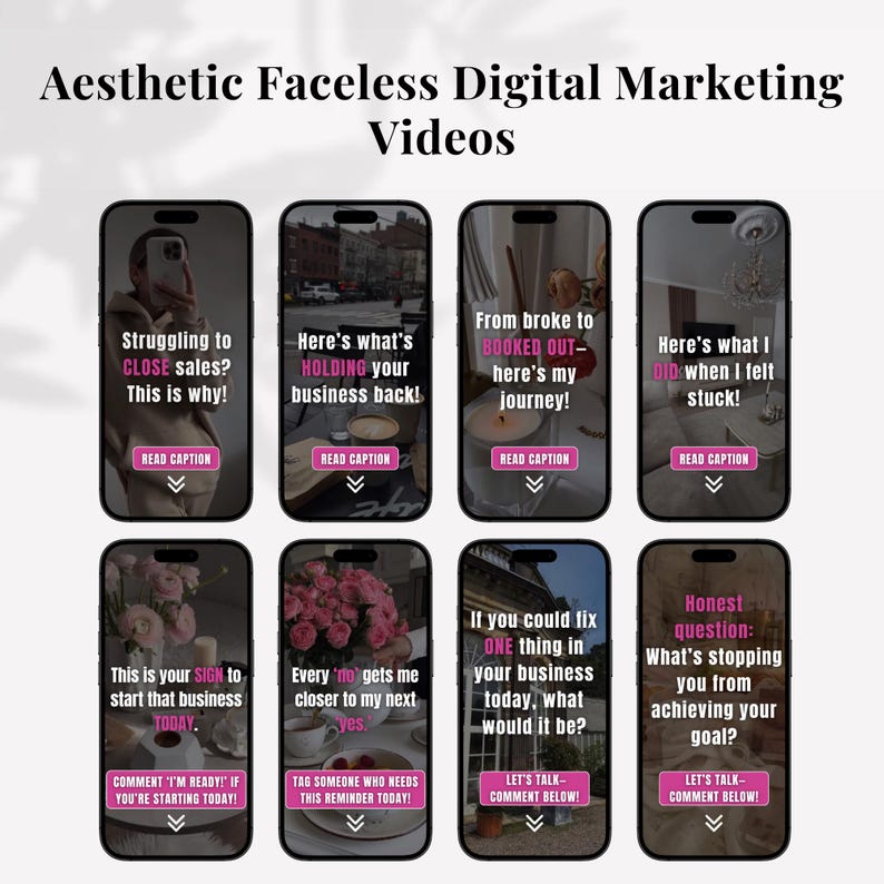 300 Faceless Instagram Reels With Captions, Done-for-you Instagram ...