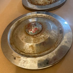 Pair of Vintage Triumph Motorcycle Hub Caps - Etsy