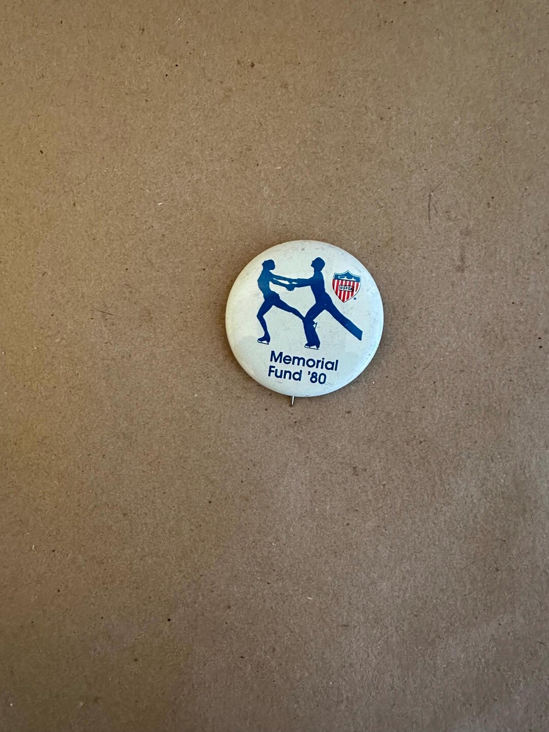 Vintage USFSA Memorial Fund 1980 Pin US Figure Skating Association - Etsy