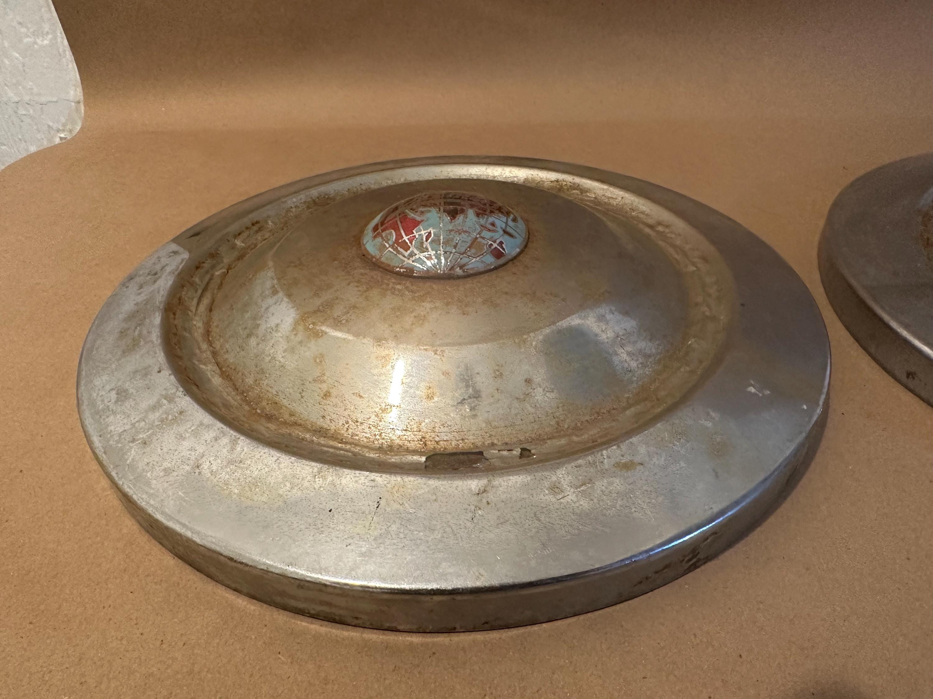 Pair of Vintage Triumph Motorcycle Hub Caps - Etsy