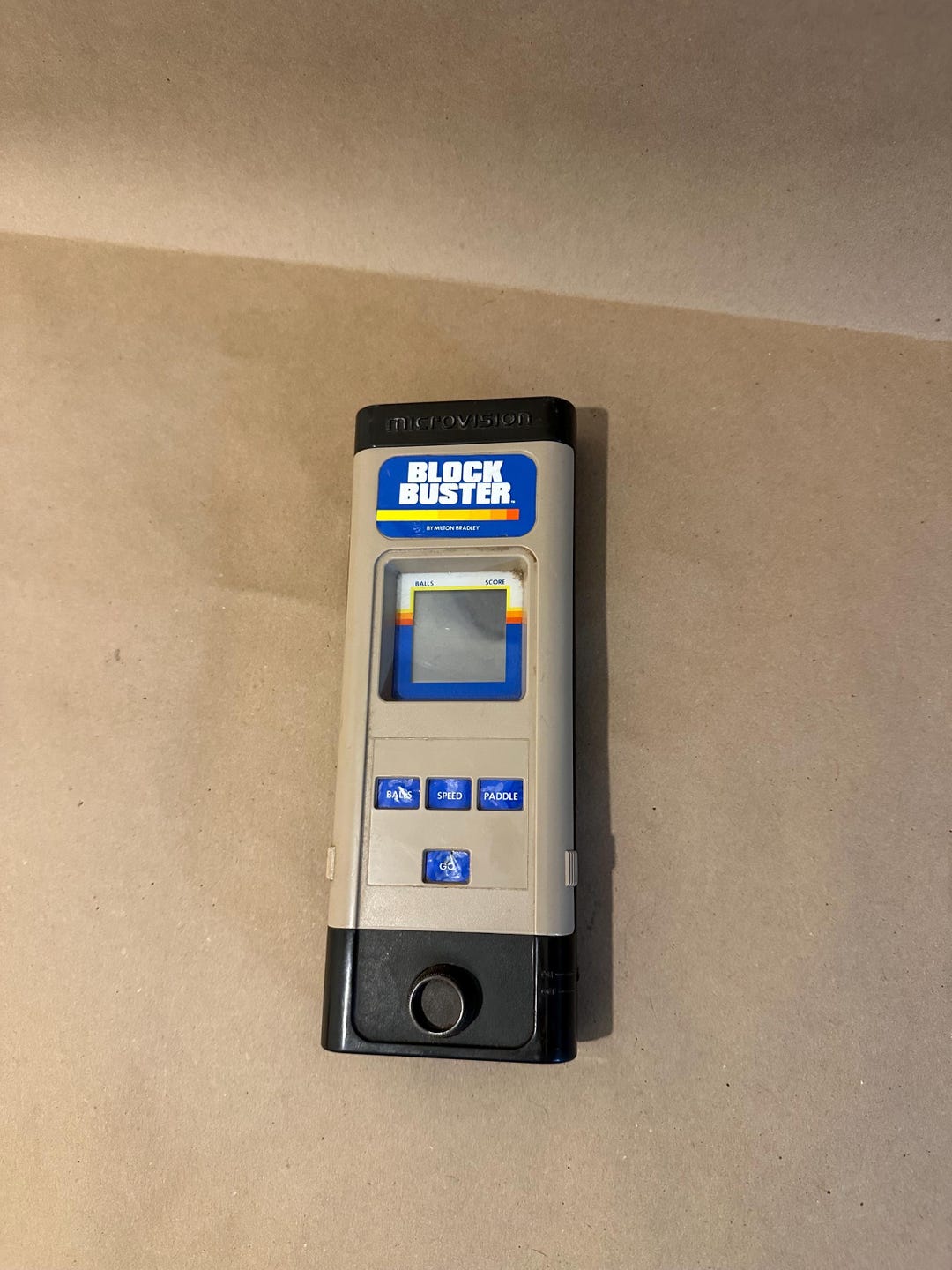 Microvision Electronic Game System Milton Bradley W/ Block Buster - Etsy