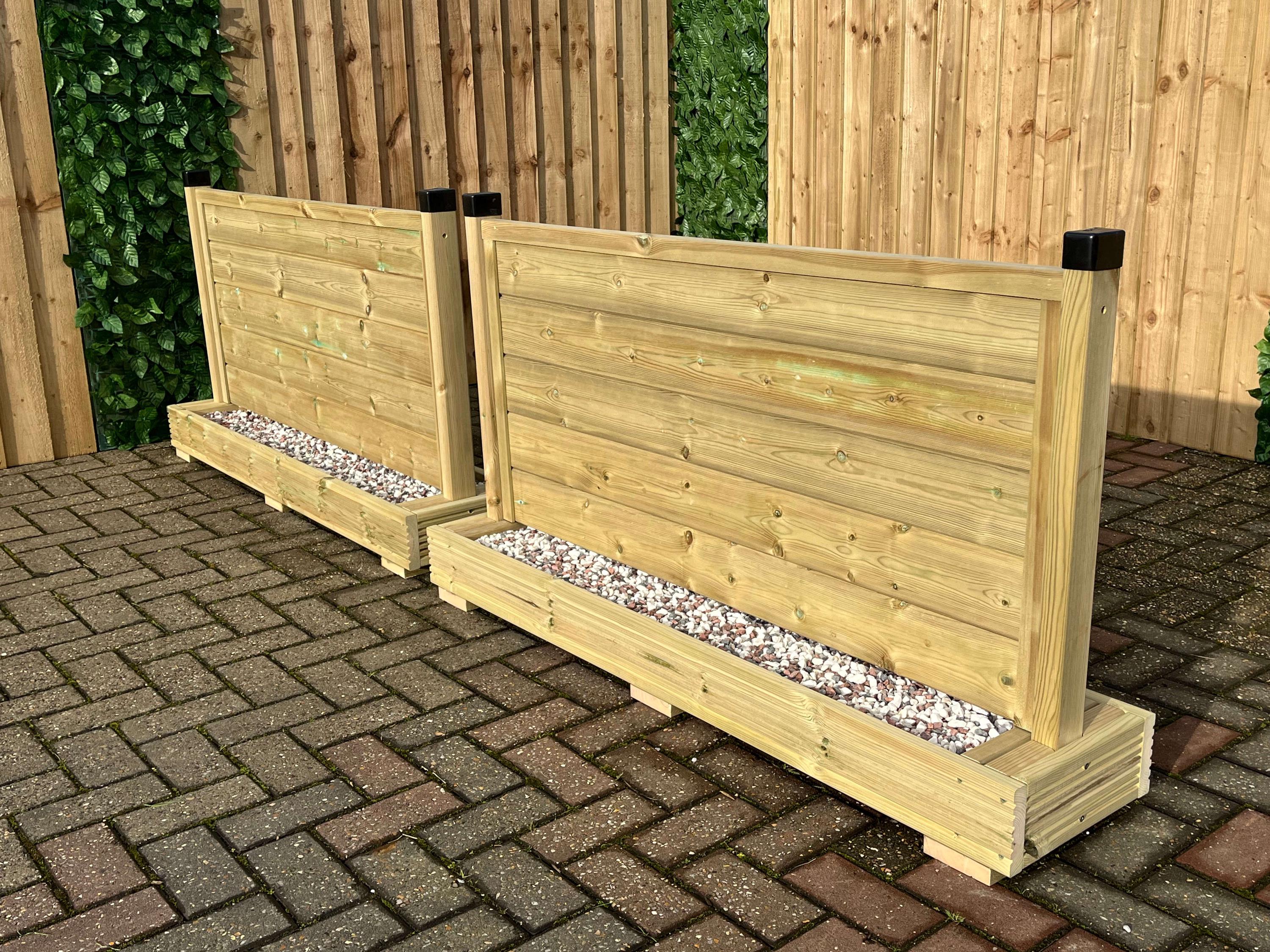 Privacy Barrier Divider Border Fence Wall for Driveway & Gardens ...
