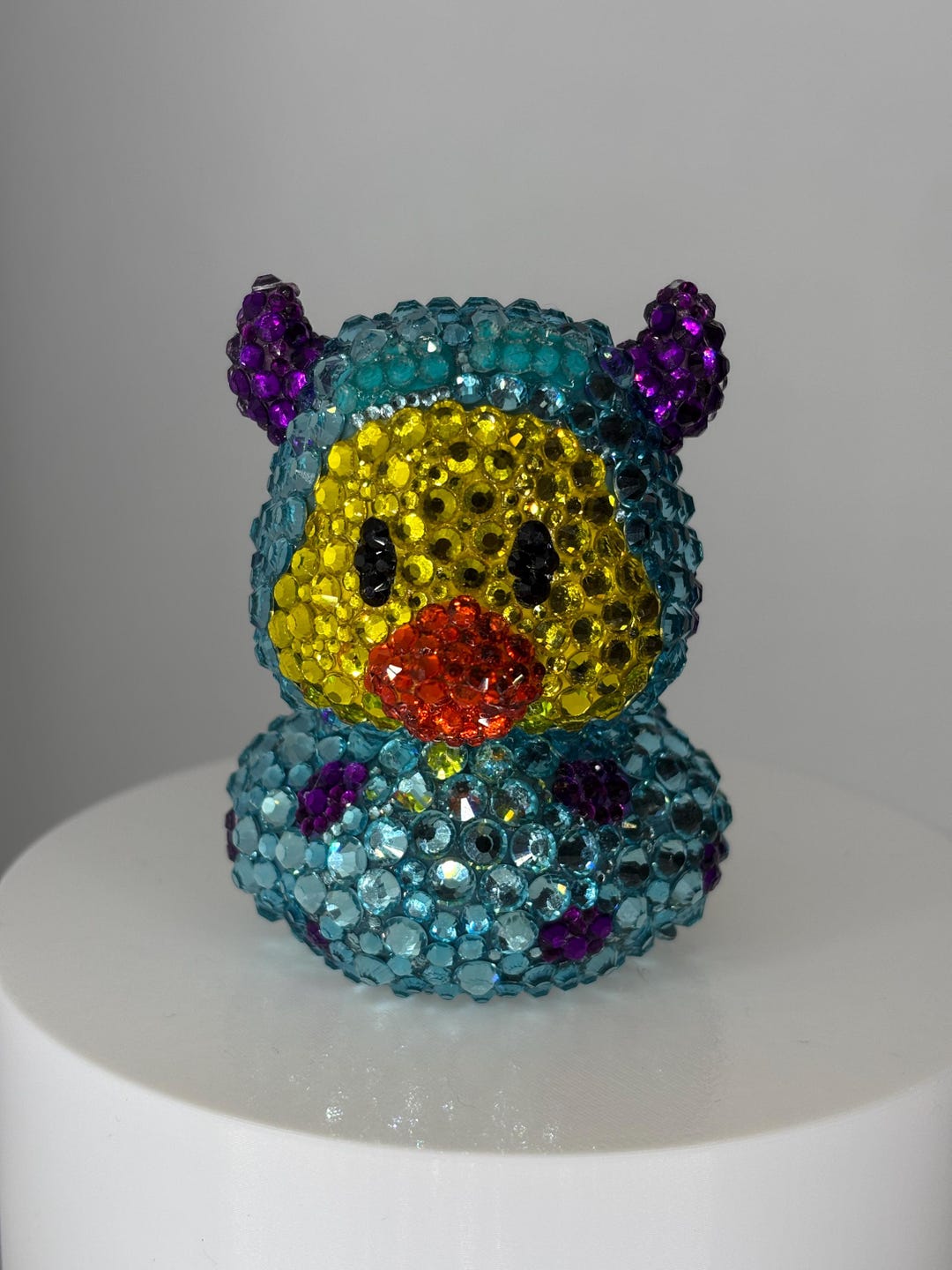 Disney Monsters, Inc Sully Costume Bedazzled Rubber Duck Blinged Pixar ...