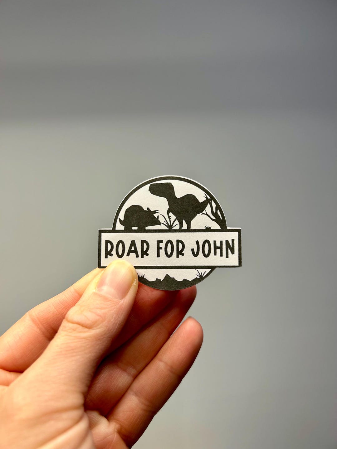 Paper Sticker | Roar for John | John’s Collection | Stickers | Decals ...